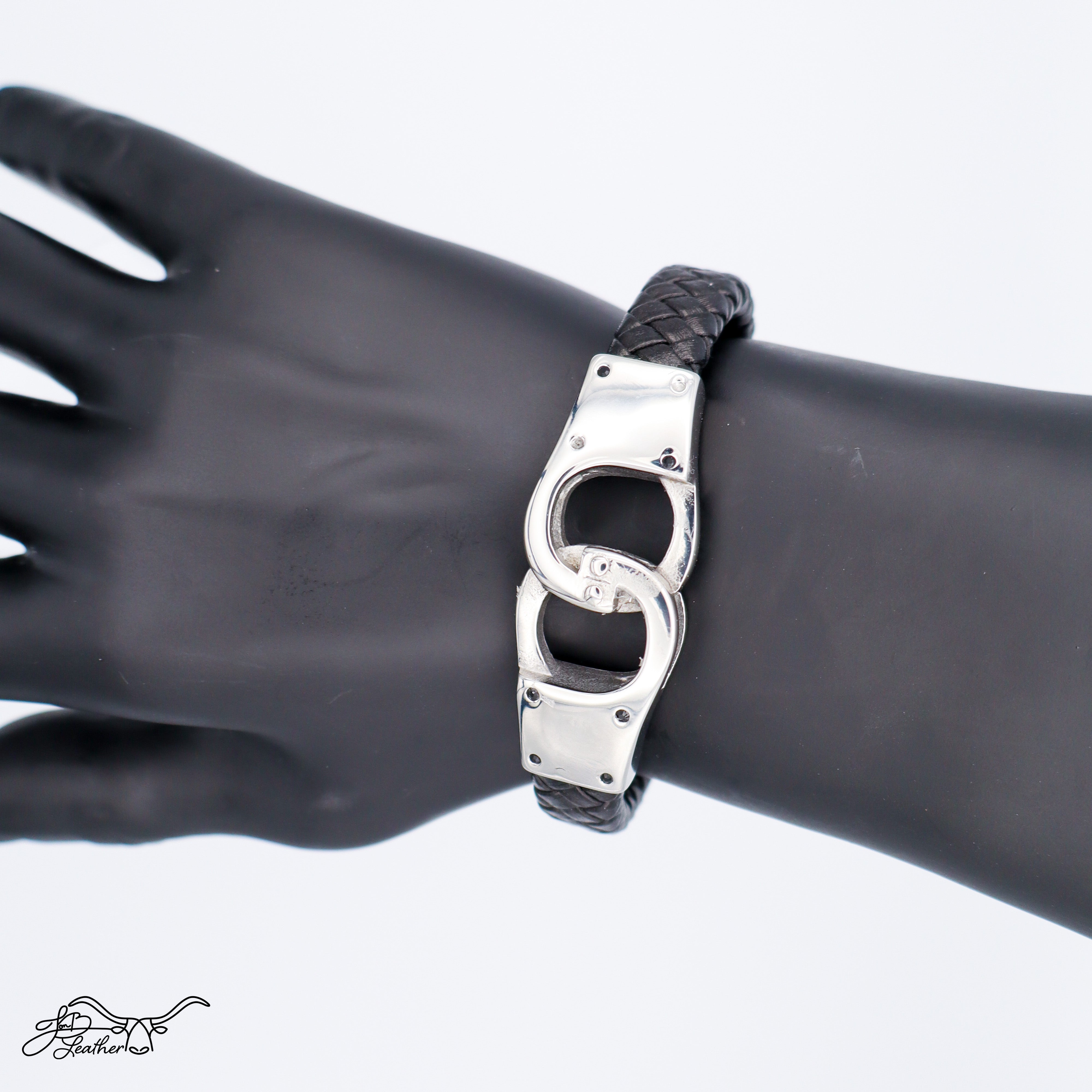 Handcuff Bracelet – Jon B Leather