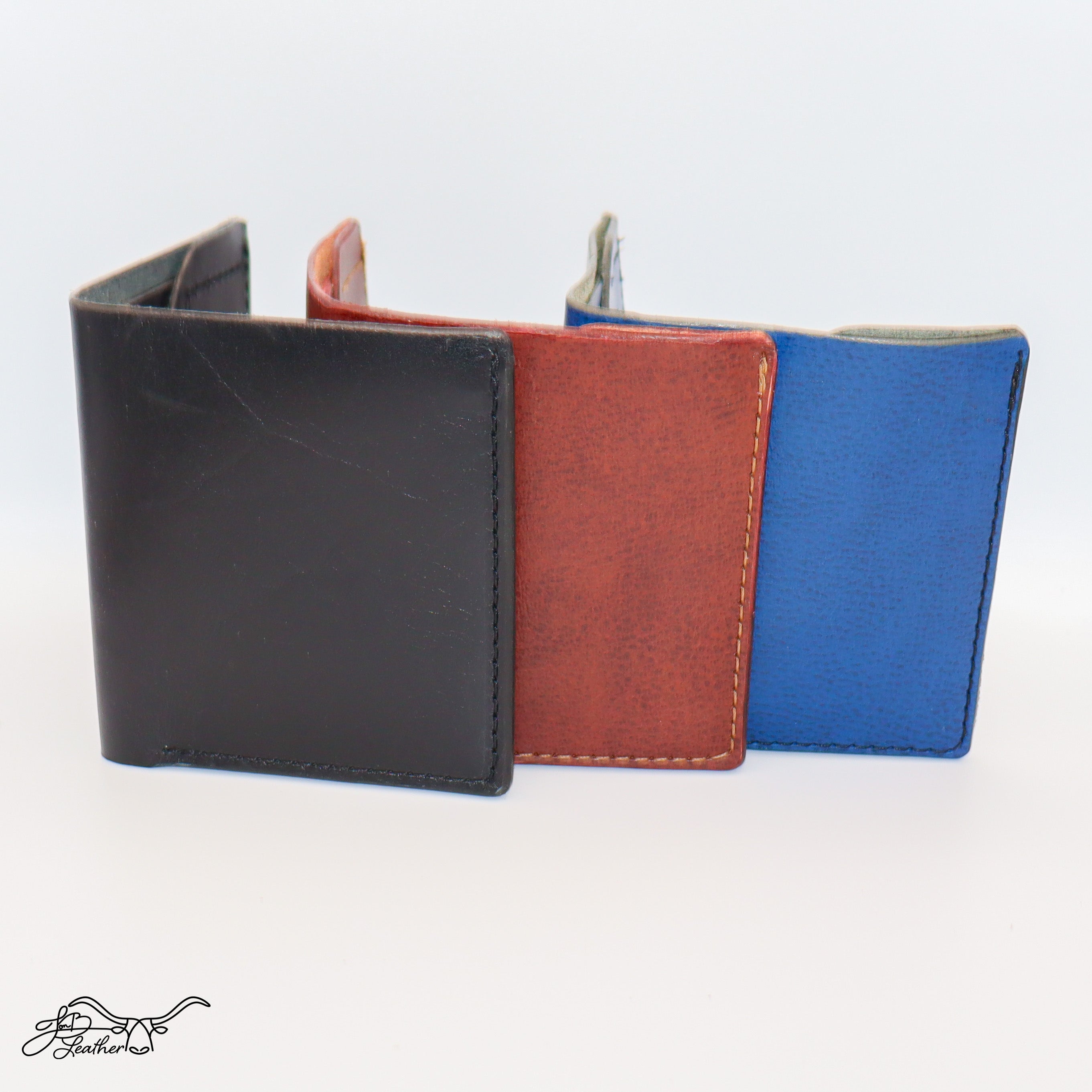 Luxury Single Fold Wallet | Handmade Leather RFID Wallet – Jon B Leather